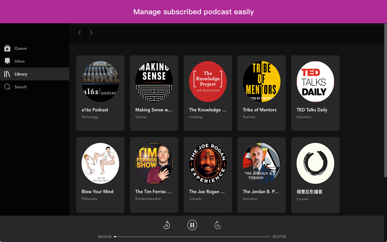 Podcasts - A Free Podcast Player For Windows